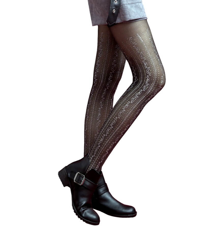 Pattern Printed Pantyhose